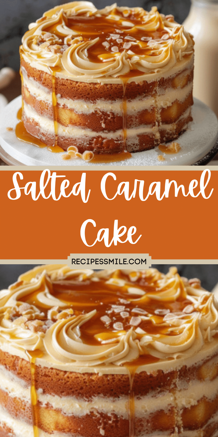 Salted Caramel Cake - All Recipes Made