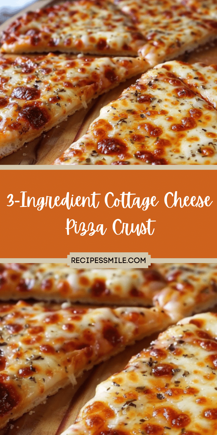 3-Ingredient Cottage Cheese Pizza Crust – Crispy, Cheesy & Low-Carb ...