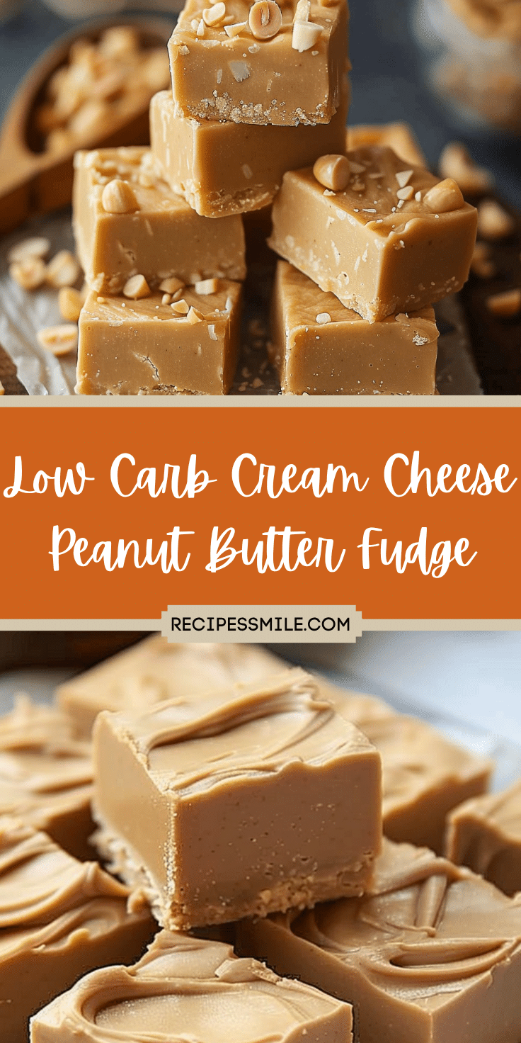 Low Carb Cream Cheese Peanut Butter Fudge - All Recipes Made