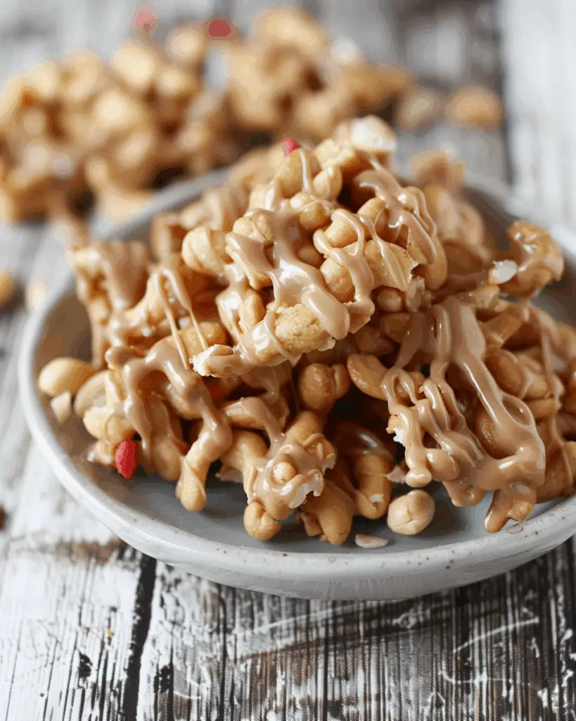 Caramel Cashew Haystacks - All Recipes Made