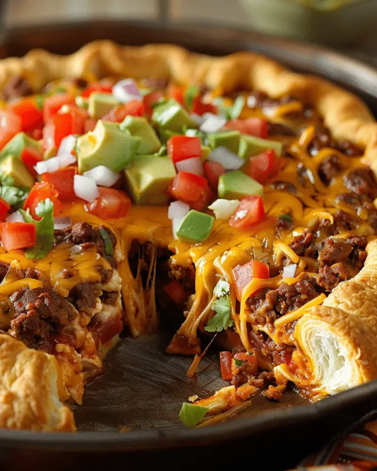 Pillsbury Crescent Roll Taco Bake - All Recipes Made