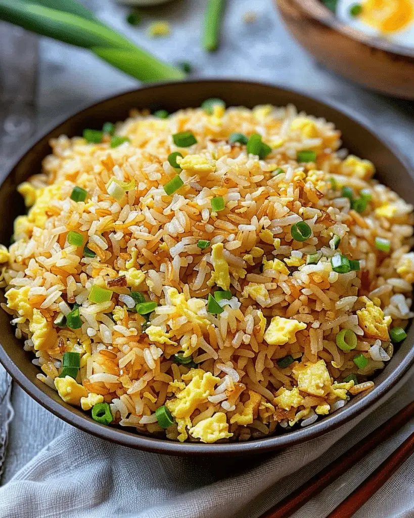 10-Minute Easy Egg Fried Rice - All Recipes Made
