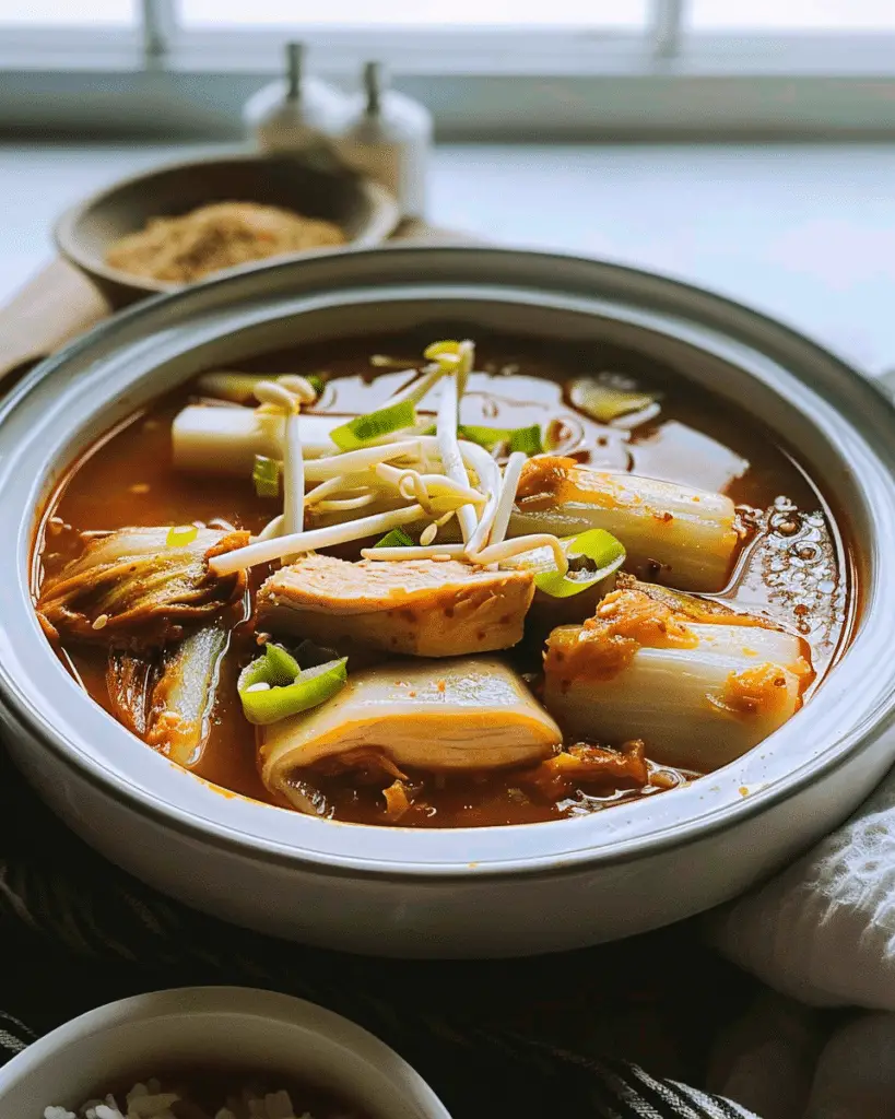 Chicken Kimchi Soup - All Recipes Made