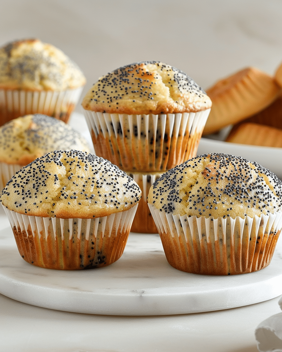 Easy Lemon Poppy Seed Muffins - All Recipes Made