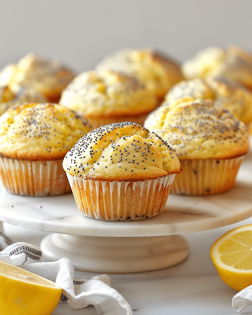 Easy Lemon Poppy Seed Muffins - All Recipes Made