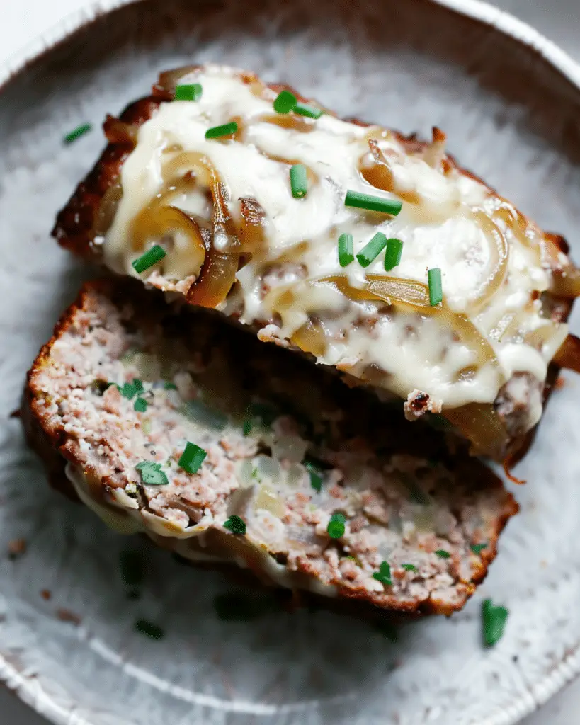 French Onion Meatloaf - All Recipes Made