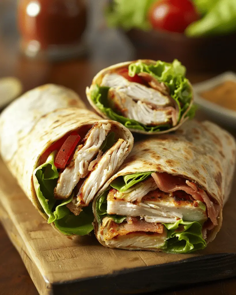 California Turkey Club Wraps - All Recipes Made