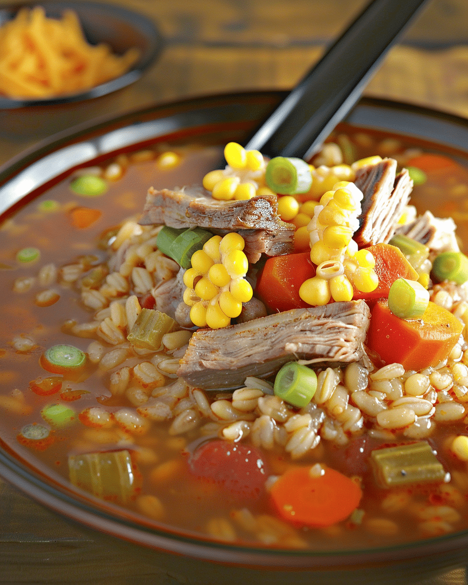 Homemade Slow Cooker Beef & Barley Soup - All Recipes Made