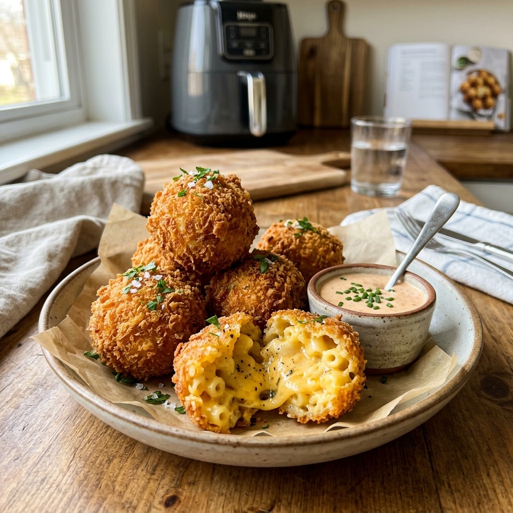 Air Fryer Mac and Cheese Balls - All Recipes Made