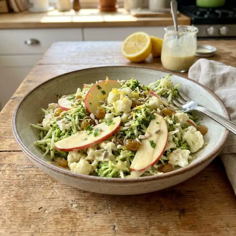 Apple Broccoli Cauliflower Salad - All Recipes Made