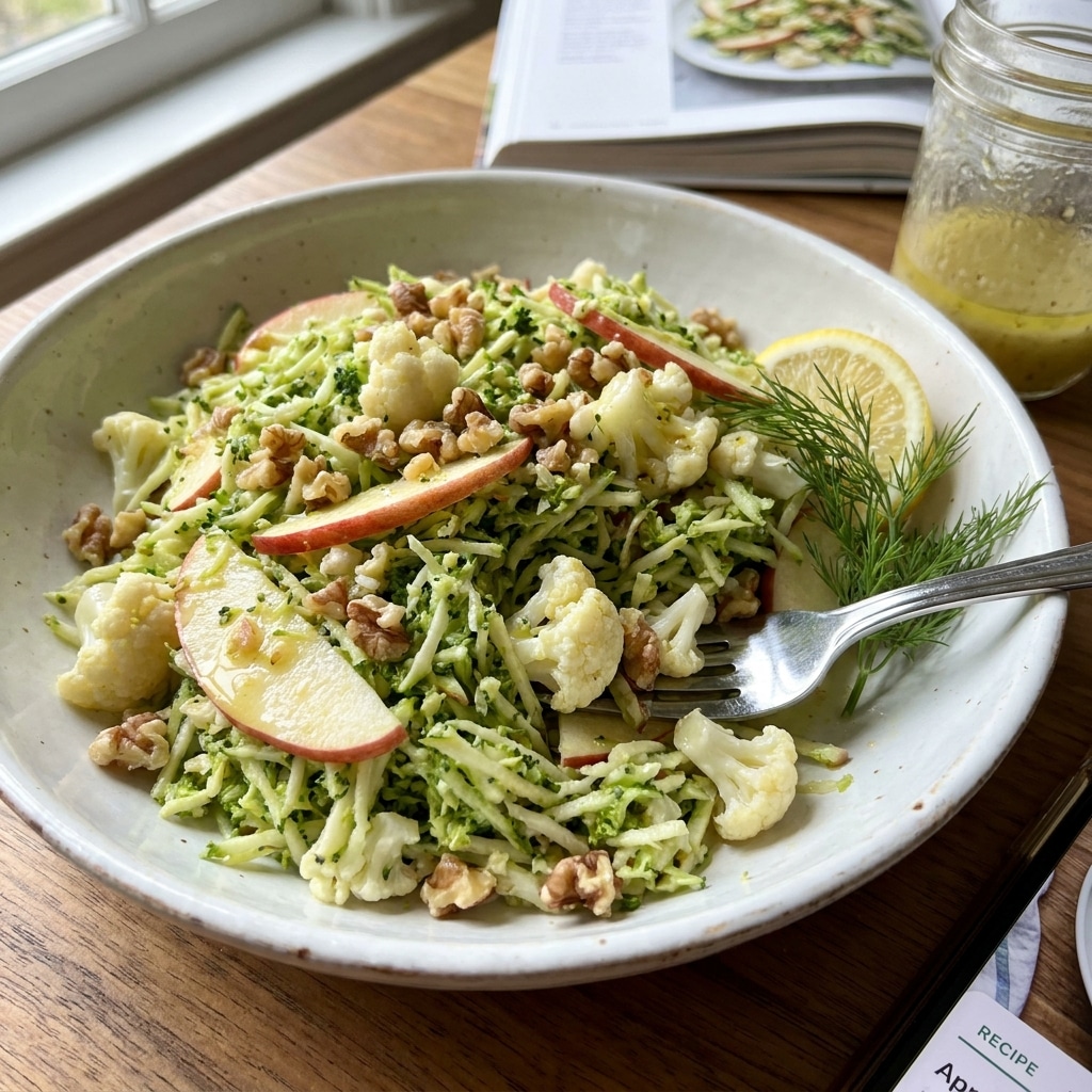 Apple Broccoli Cauliflower Salad - All Recipes Made