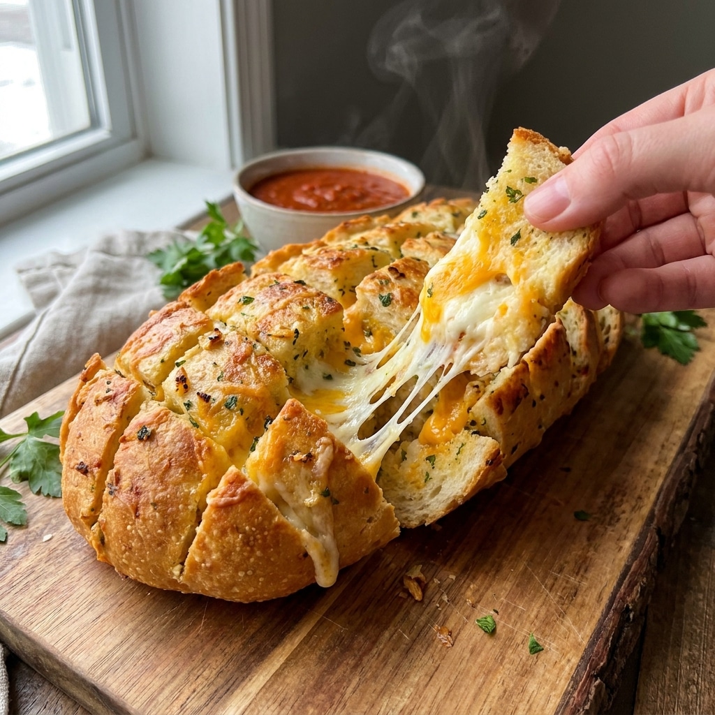 Cheesy Garlic Pull-Apart Bread - All Recipes Made