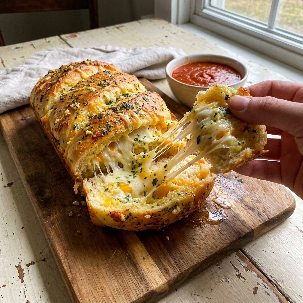 Cheesy Garlic Pull-Apart Bread - All Recipes Made