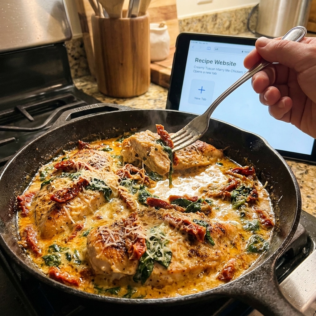 Creamy Tuscan 'Marry Me' Chicken - All Recipes Made