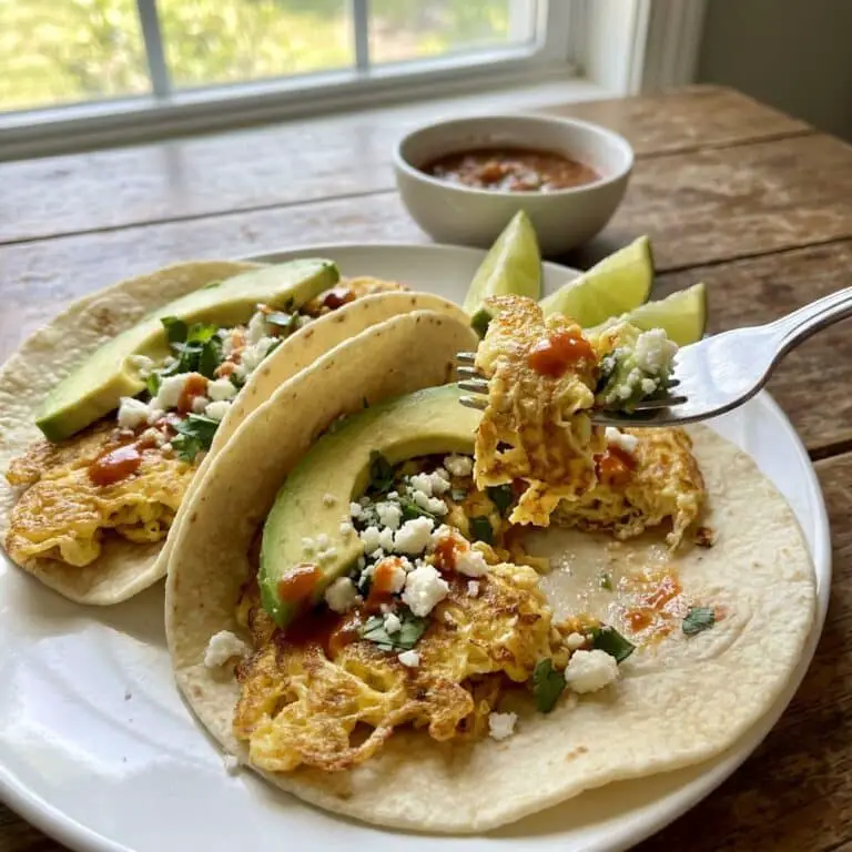 Egg Avocado Breakfast Tacos - All Recipes Made