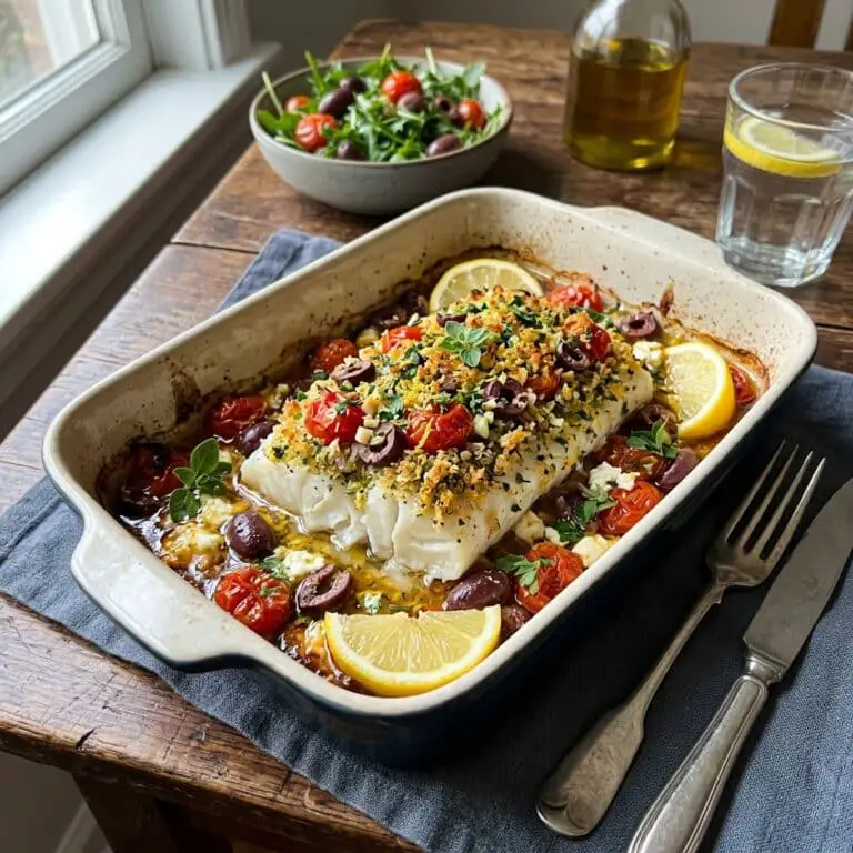 Easy Mediterranean Baked Fish Recipe - Flavorful & Quick - All Recipes Made