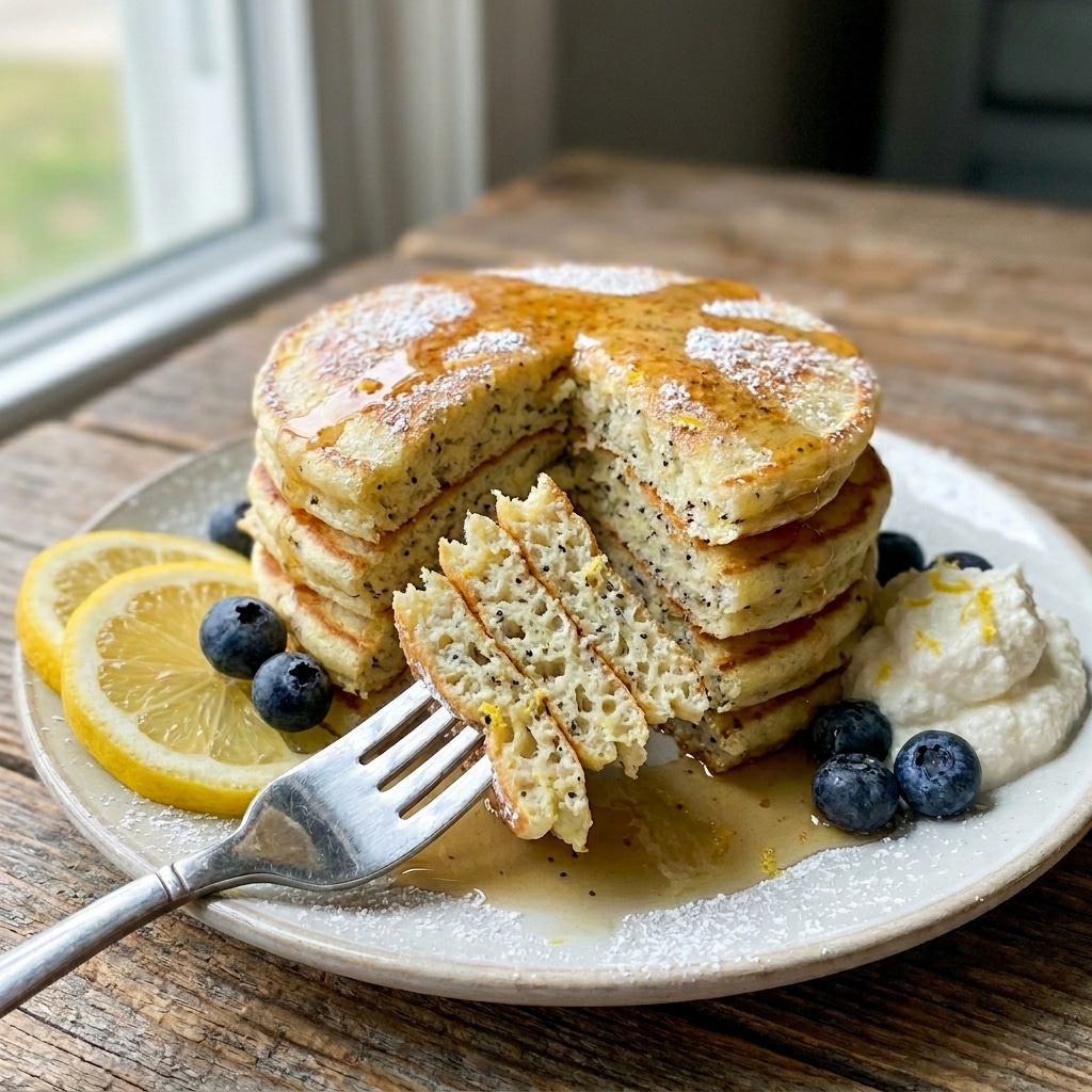 Lemon Ricotta Poppy Seed Pancakes - All Recipes Made