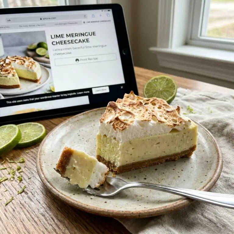 Lime Meringue Cheesecake - All Recipes Made