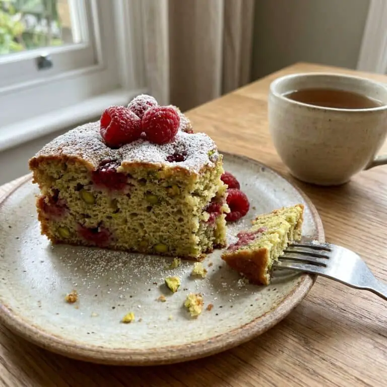 Pistachio Raspberry Cake - All Recipes Made