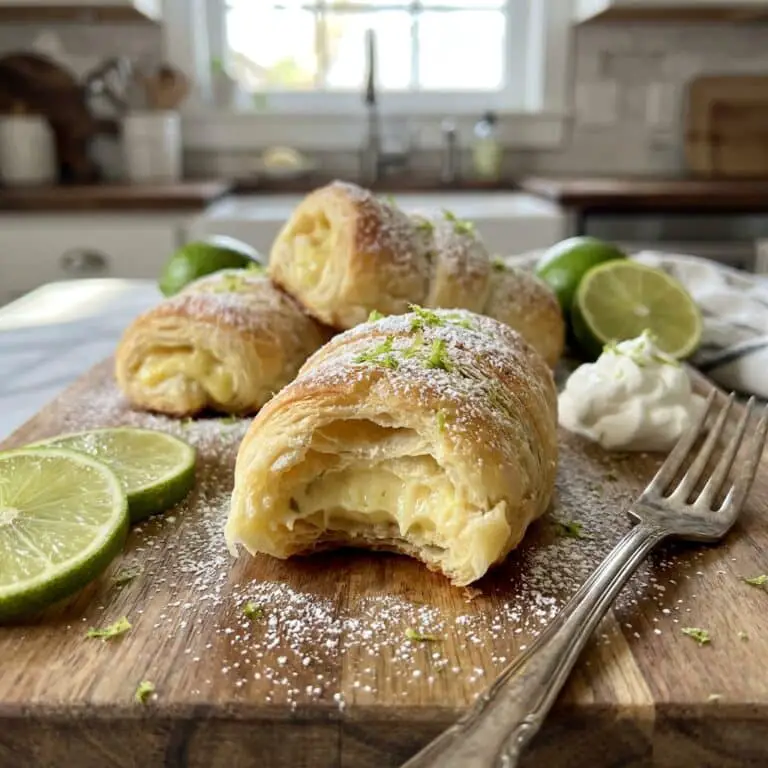Key Lime Pie Rolls with Graham Cracker Crust - All Recipes Made